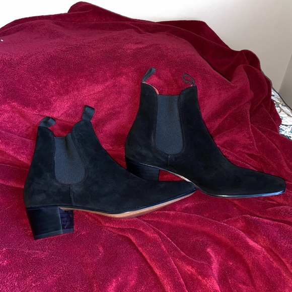 The Beatles | Shoes | Mark Astbury Premium Italian Suede Beatle Boots ...